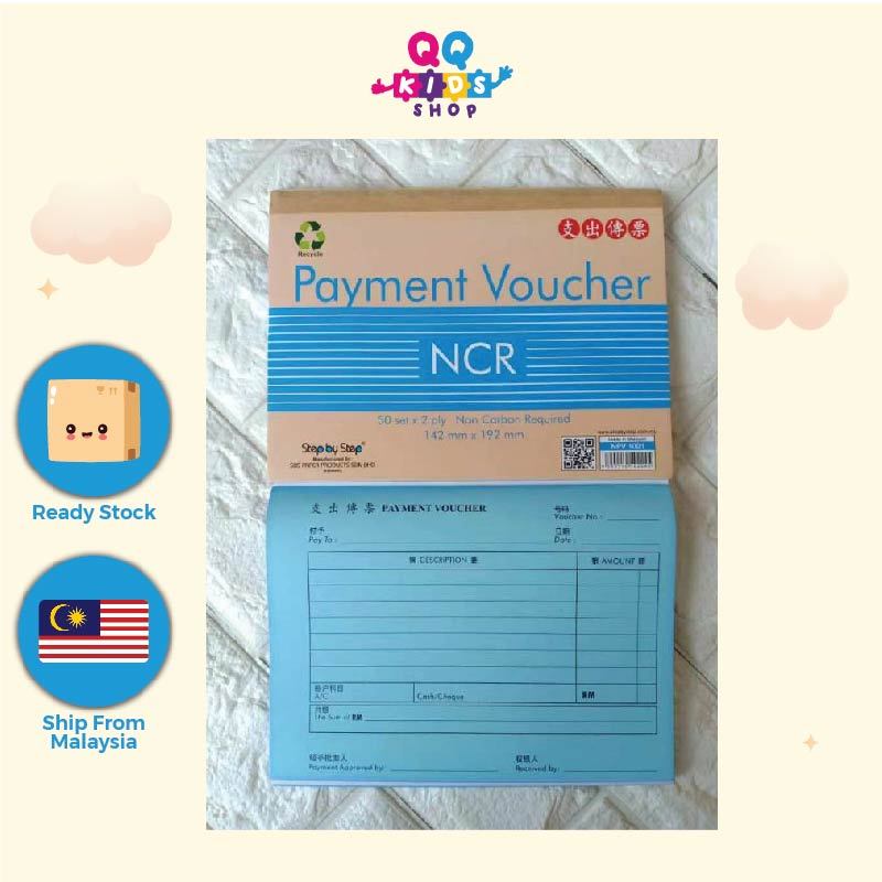 Payment Voucher Ncr Bill Book Buku Resit Receipt Book | Shopee Malaysia