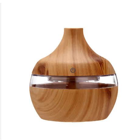 ATOMIZER HUMIDIFIER WOODEN DESIGN AROMA DIFFUSER 300ML PENAPIS REKA ...