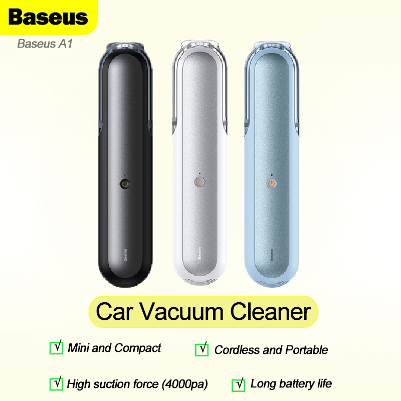 Baseus Car vacuum A1 4000Pa Suction Power Car Vacuum Cleaner 车载吸尘器 ...