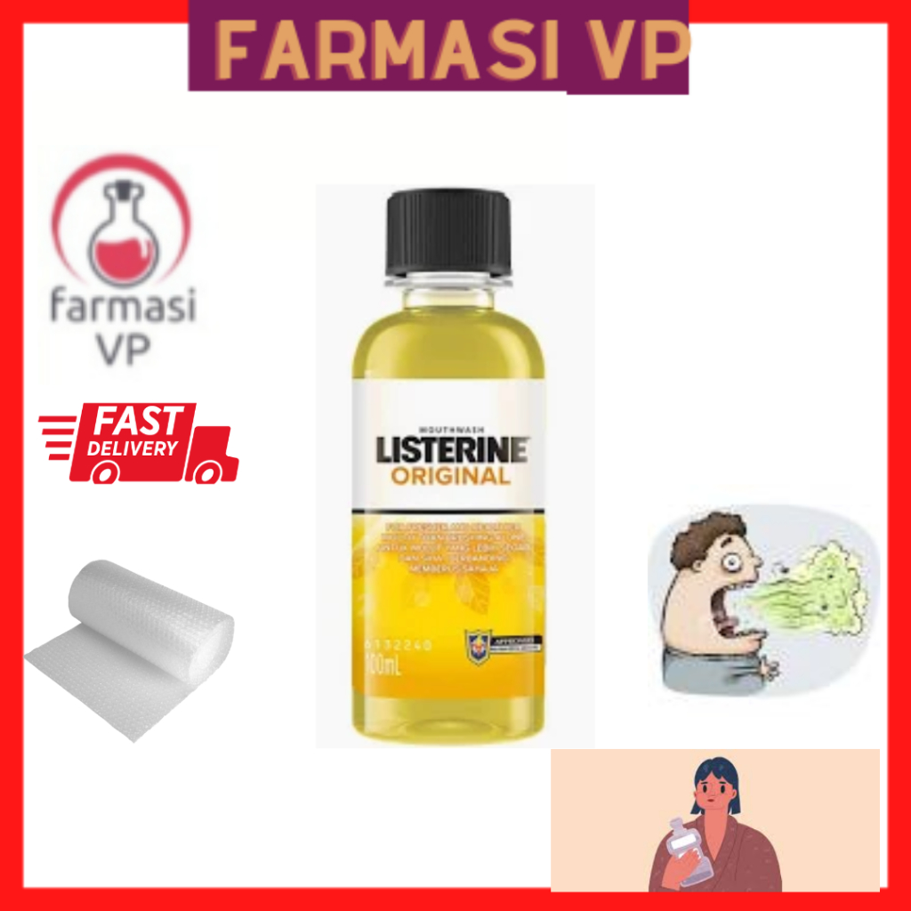 Listerine Original 100 ml untuk mulut yang lebih sihat dan segar ...