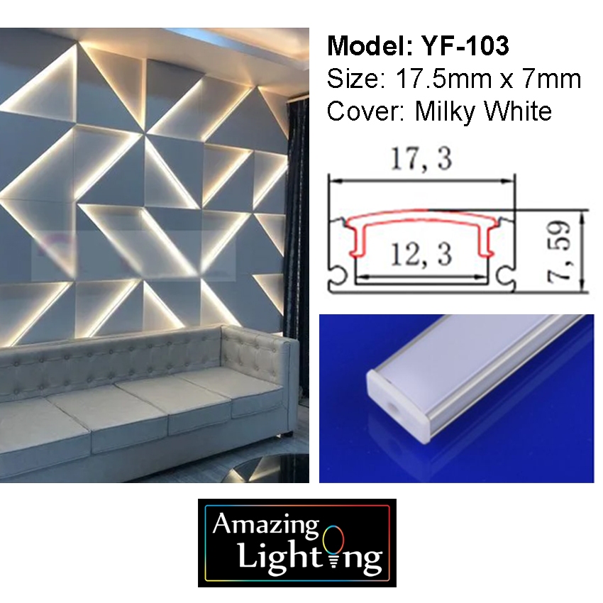 Aluminium Profile Casing LED Light Channel Strip Light LED Track Light ...