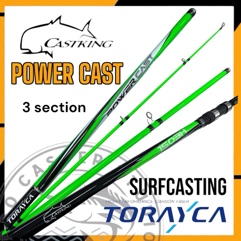 CASTKING POWER CAST SURF CASTING FISHING ROD JORAN PANTAI SURF ROD ...