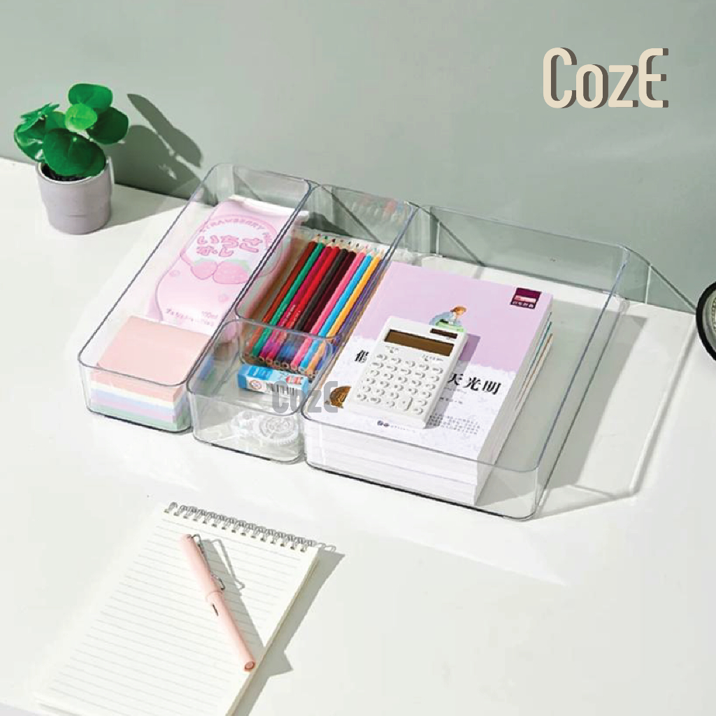 CozE Plastic Trays Storage Separation Box Muji Style Drawer Storage ...