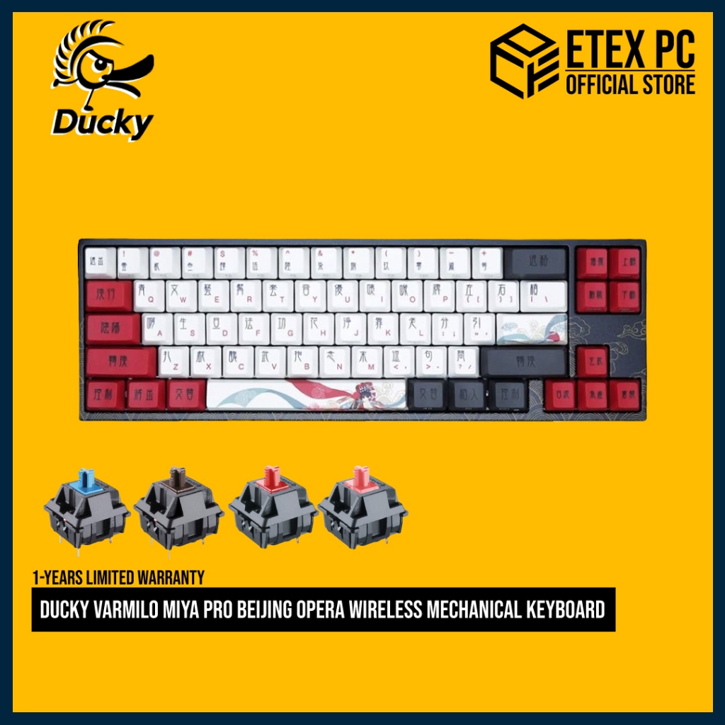 Ducky Varmilo Miya Pro Beijing Opera Wireless Mechanical Keyboard Mx