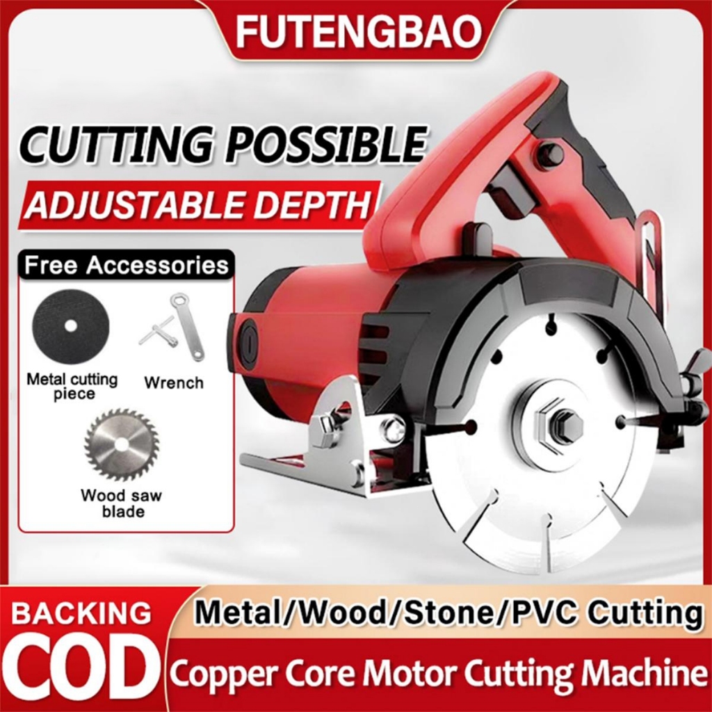 Cutter Machine 4" 2300w Wood Marble Cutter Circular Saw Tile Cutter Heavy Duty Machine Cutter ...