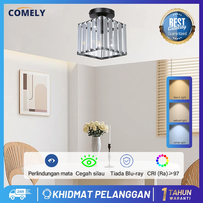 COMELY LED jenis bunga kristal warna boleh ubah ruang tamu ruang makan ...