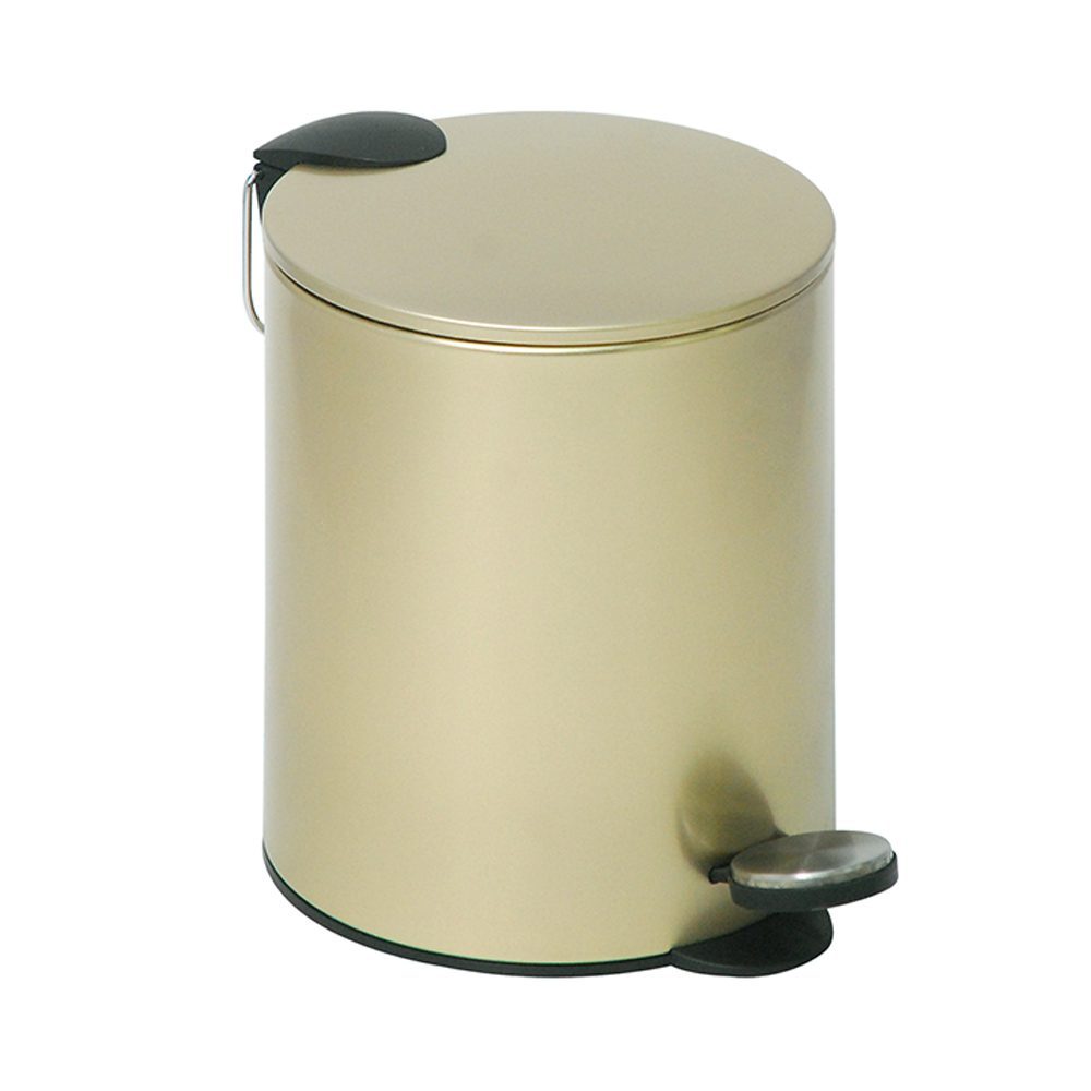 SSFHome - 5 / 12 / 20 Litre Soft Close Pedal Bin Gold Household Living ...