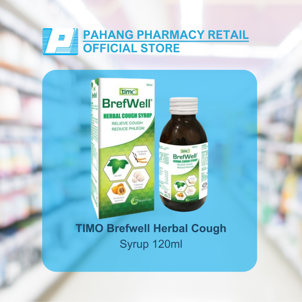 TIMO Brefwell Herbal Cough Syrup 120ml | Shopee Malaysia