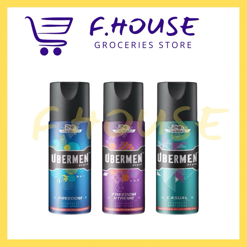 UBERMEN Deodarant Spy Style (125ml) | Shopee Malaysia