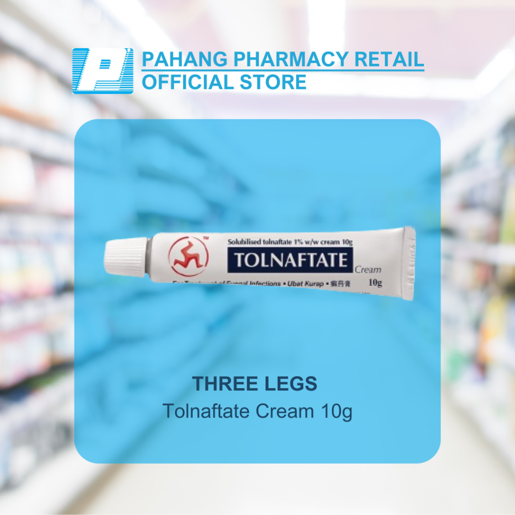 THREE LEGS Tolnaftate Cream 10g | Shopee Malaysia
