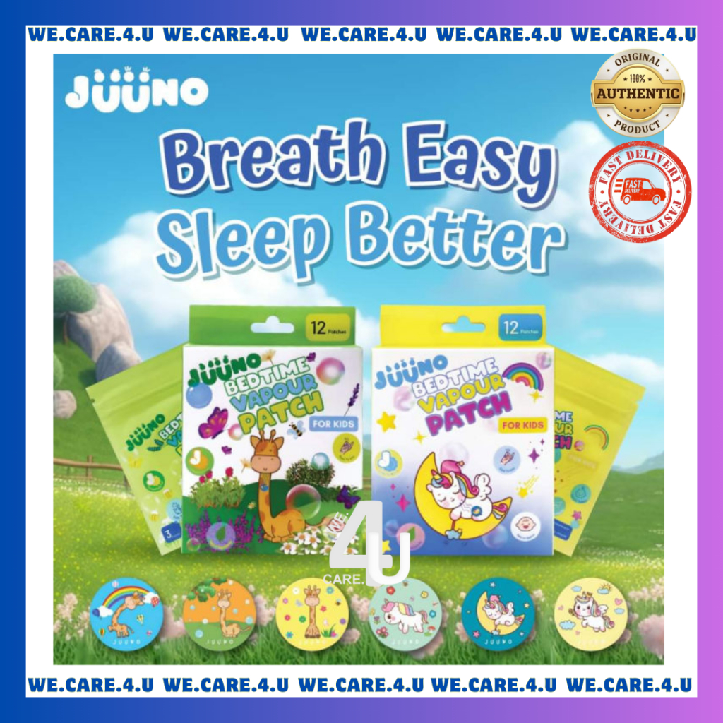 JUUNO BEDTIME VAPOUR PATCH FOR KIDS PATCH PER BOX 12'S - RAFRAF ...