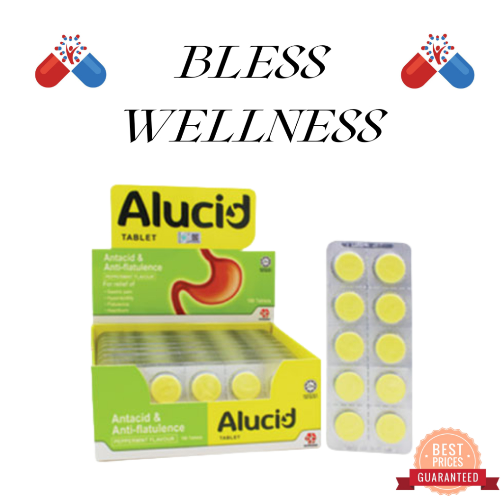 Alucid Tablet Relief Of Gastric Pain/Heartburn 20 TABLET (2 strips ...