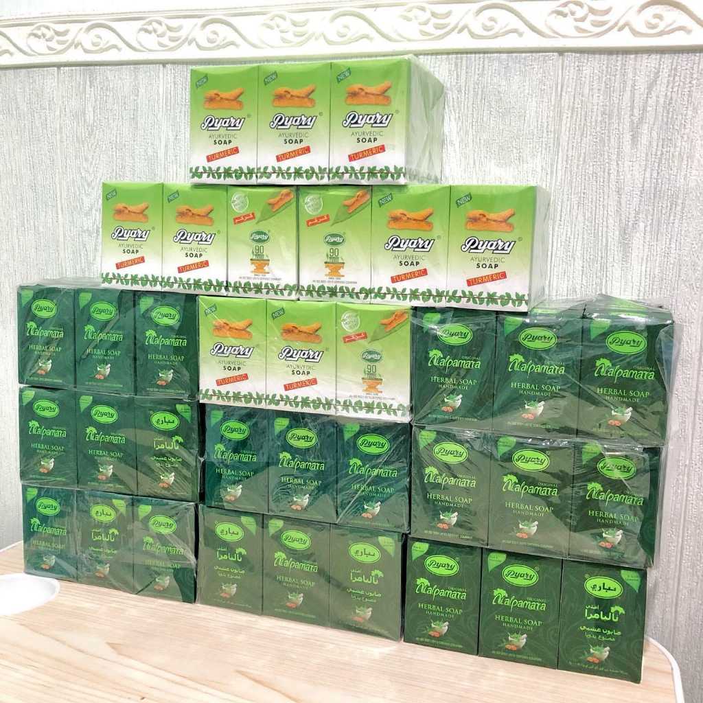 SABUN ARAB PYARY TURMERIC AND NALPAMARA ORIGINAL | Shopee Malaysia