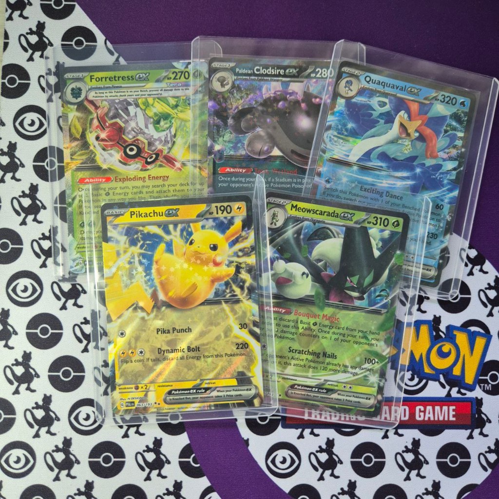 Pokemon TCG - Paldea Evolved - Quaquaval Clodshire Forretress ...