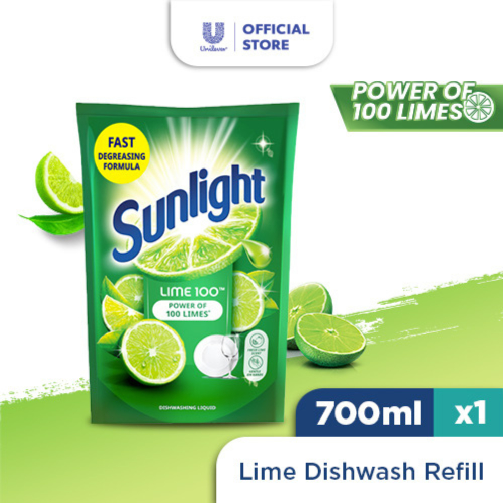 Sunlight Dishwash Liquid Lime Refill (700ml) | Shopee Malaysia