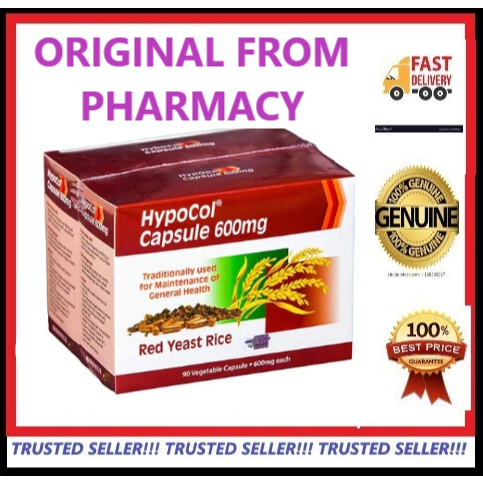 [AFTER CASHBACK RM136.80] HYPOCOL RED YEAST RICE 600MG 90S × 2 | Shopee ...