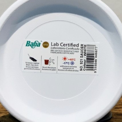 Baba 921 | Round Edge Pot Plate | 圓邊加厚盆底 | Biodegradable Gardening ...