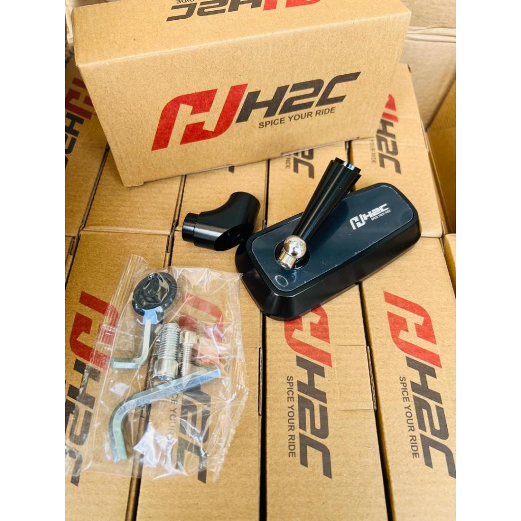 H2C CNC Side Mirror Rearview Universal Short Leg Mirror For All Motor ...