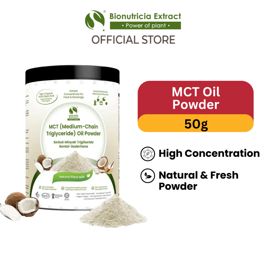 Bionutricia Medium-Chain Triglyceride (MCT) Oil Powder 200g | Shopee Malaysia