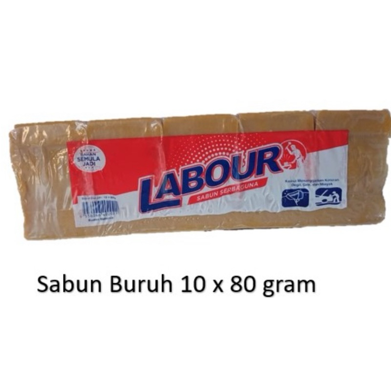 Sabun Cap Buruh / Labour Soap (10 x 80 gram) | Shopee Malaysia