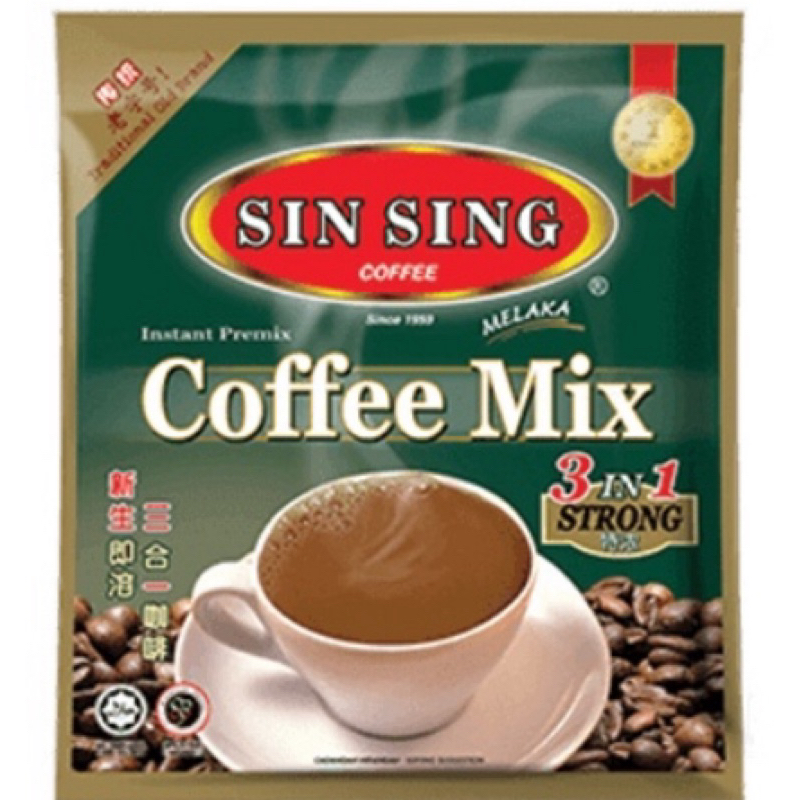 Sin Sing Coffee Mix 3 In 1 Strong | Shopee Malaysia