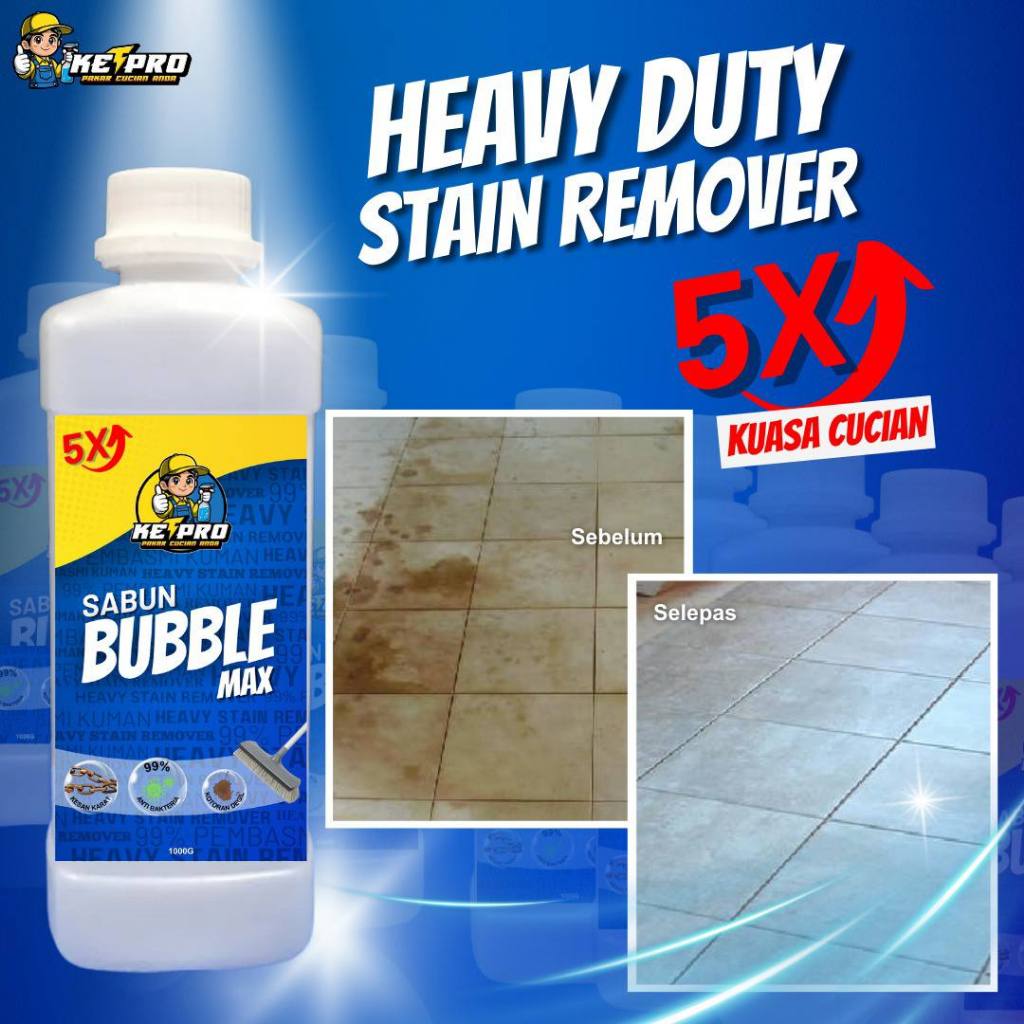 SABUN BUBBLEMAX SABUN PENCUCI KOTORAN DEGIL DAN KESAN KARAT | Shopee Malaysia