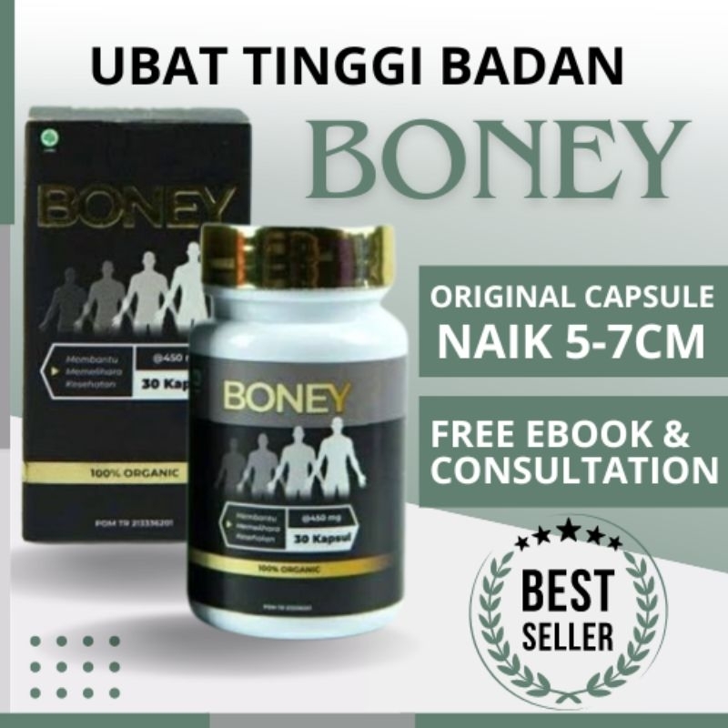 Ubat Tinggi Badan Lelaki Original Boney Capsule Asal HQ, Supplement ...
