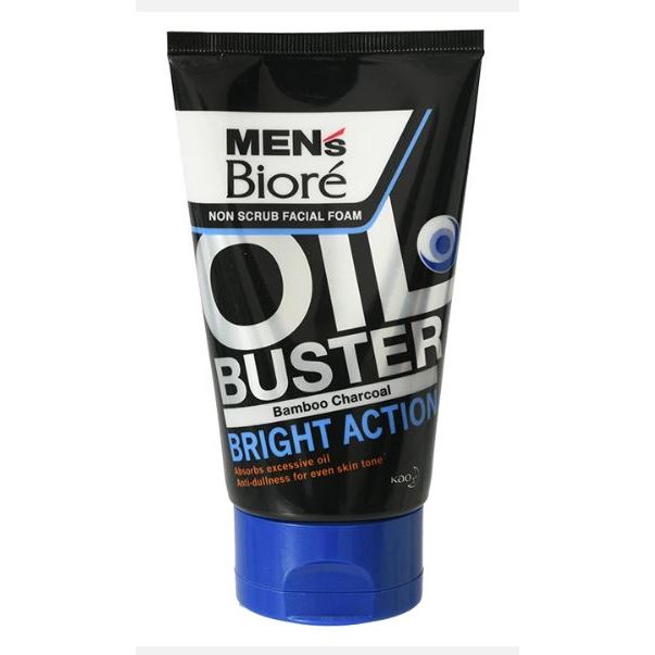 BIORE Men's Oil Buster Bright Action Facial Foam 100 ml. | Shopee Malaysia