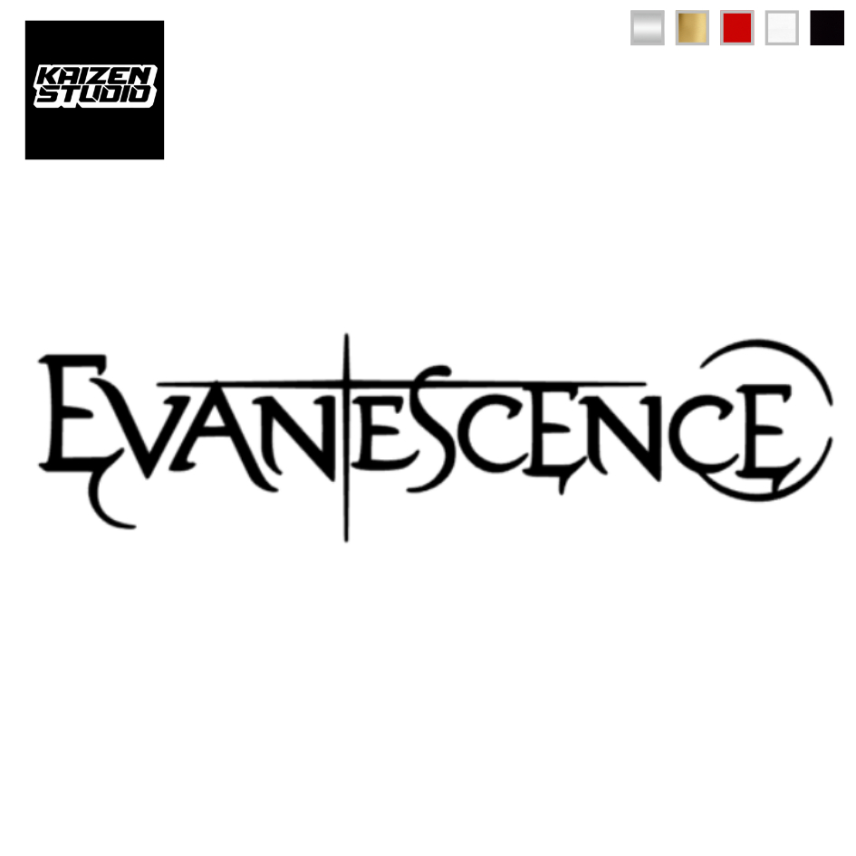 KAIZEN STUDIO Evanescence Group Rock Music Band Vinyl Decal Cutting ...