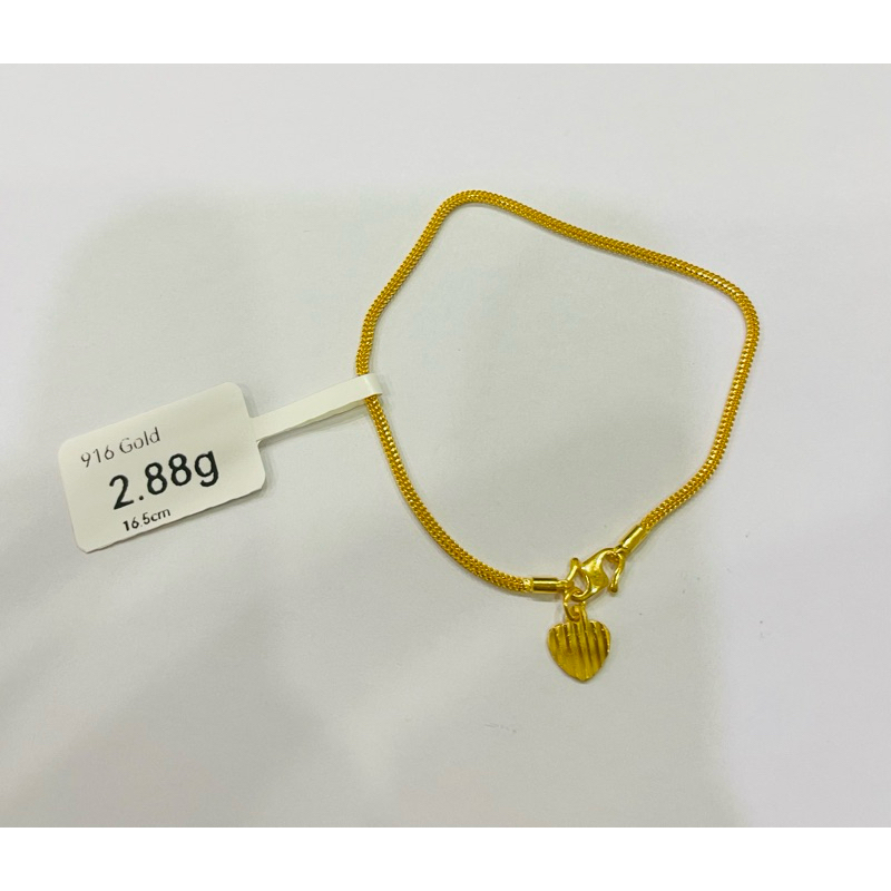 Youloong Rantai/Gelang tangan Pandora EMAS916/ 916Gold Pandora bracelet ...