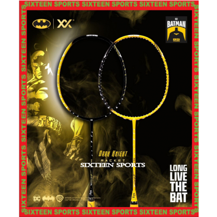 MAXX DARK KNIGHT BADMINTON RACKET WITH COVER BATMAN SERIES( Racket ...