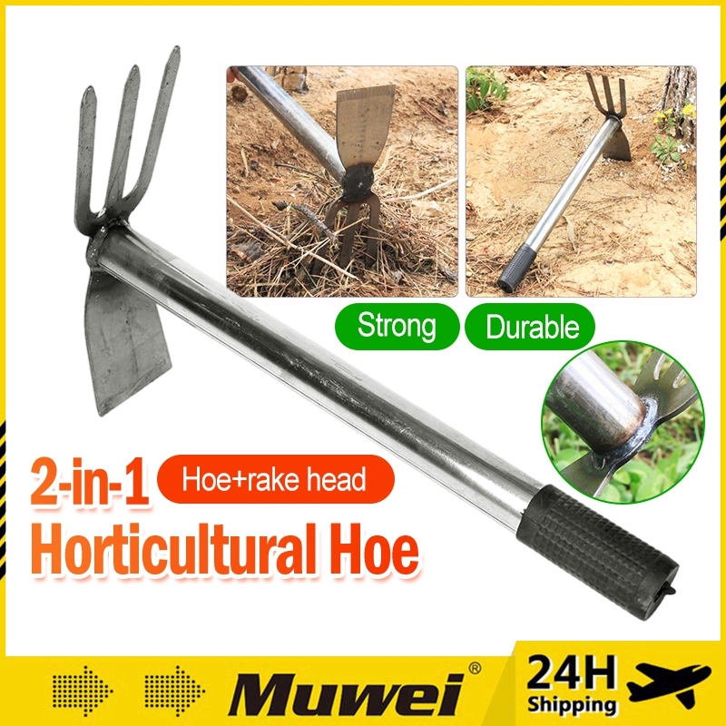 Traditional Garden Hoe Sharp Tilling Weeding Handheld Weeding Garden ...
