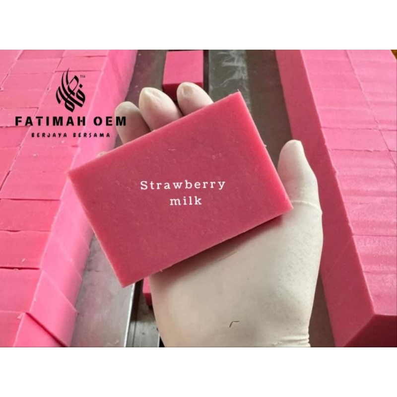 SABUN WHITENING JENAMA ANDA SENDIRI OEM (STRAWBERRY+MILK) | Shopee Malaysia