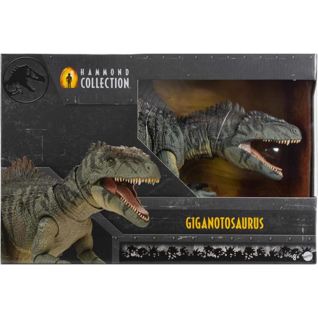 Mattel Jurassic World Hammond Collection Giganotosaurus Figure for Kids ...