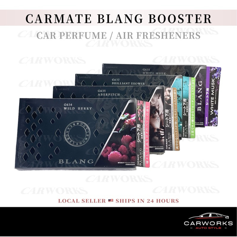 Carmate BLANG JAPAN 🇯🇵 BLANG Booster Carmate Perfume CAR Freshener ...