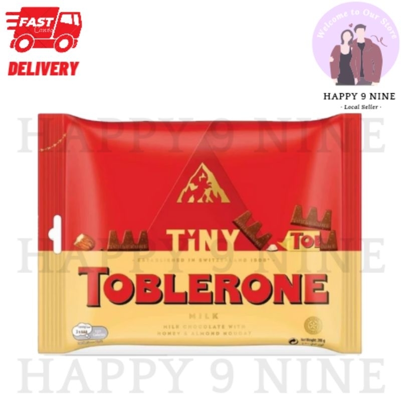 TOBLERONE TINY Milk Chocolate TOBLERONE Mini Chocolates | Shopee Malaysia