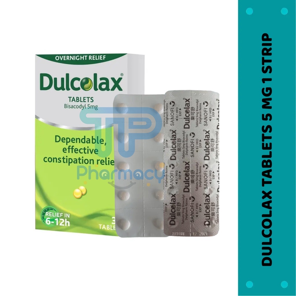 DULCOLAX 5MG TABLET 1'S (10 TAB) Relief of occasional constipation ...