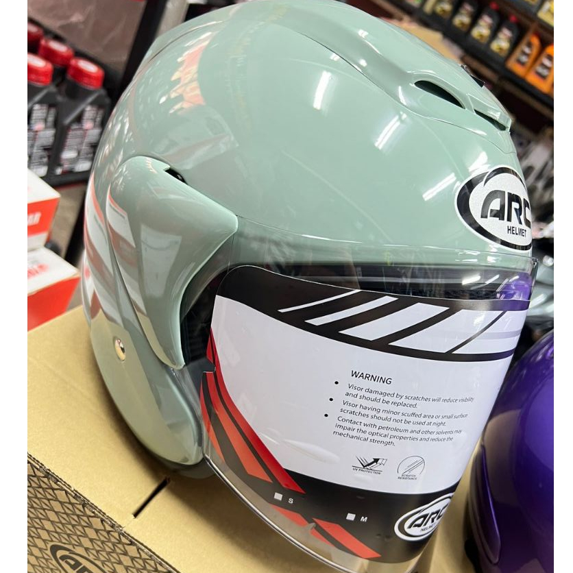 HELMET ARC RITZ New Flash Special Ori Size L-XXL with Sirim Cert Topi ...