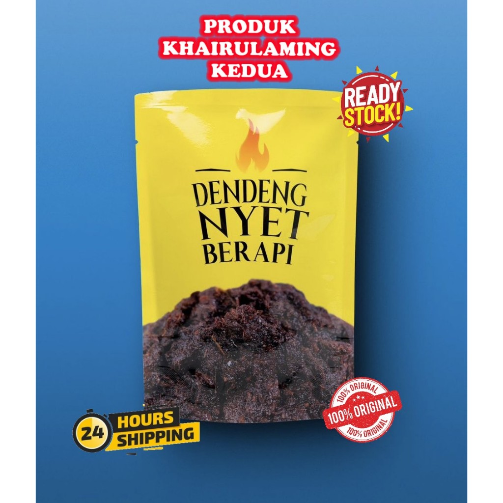 (READY STOCK 💯) ORIGINAL Dendeng Nyet BERAPI by Khairulaming | Shopee ...