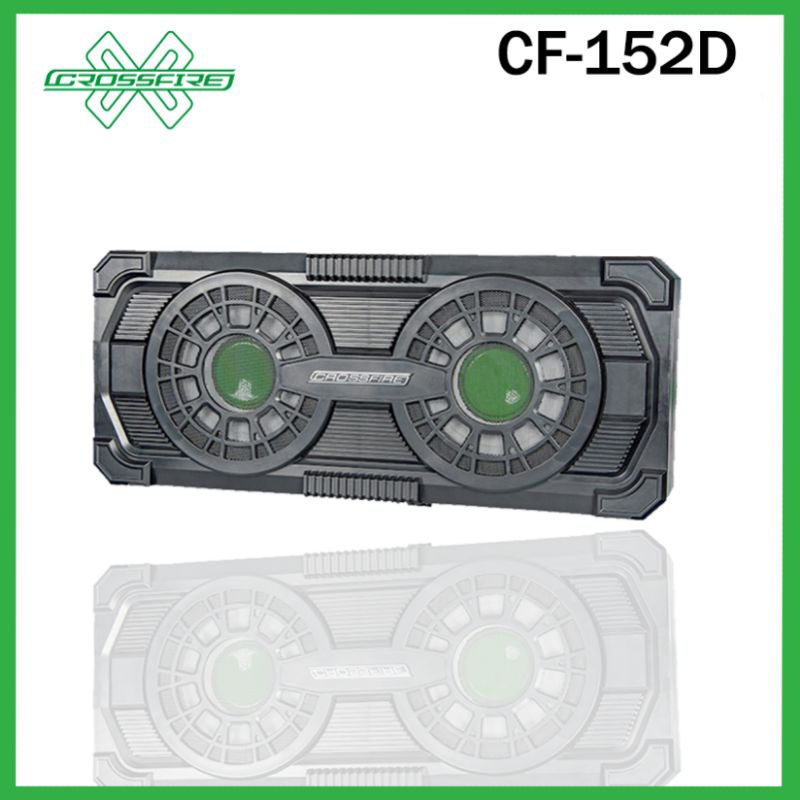 CROSSFIRE [CF-AM152D] 480 Watts Dual 10 Inch Super Flat Active ...