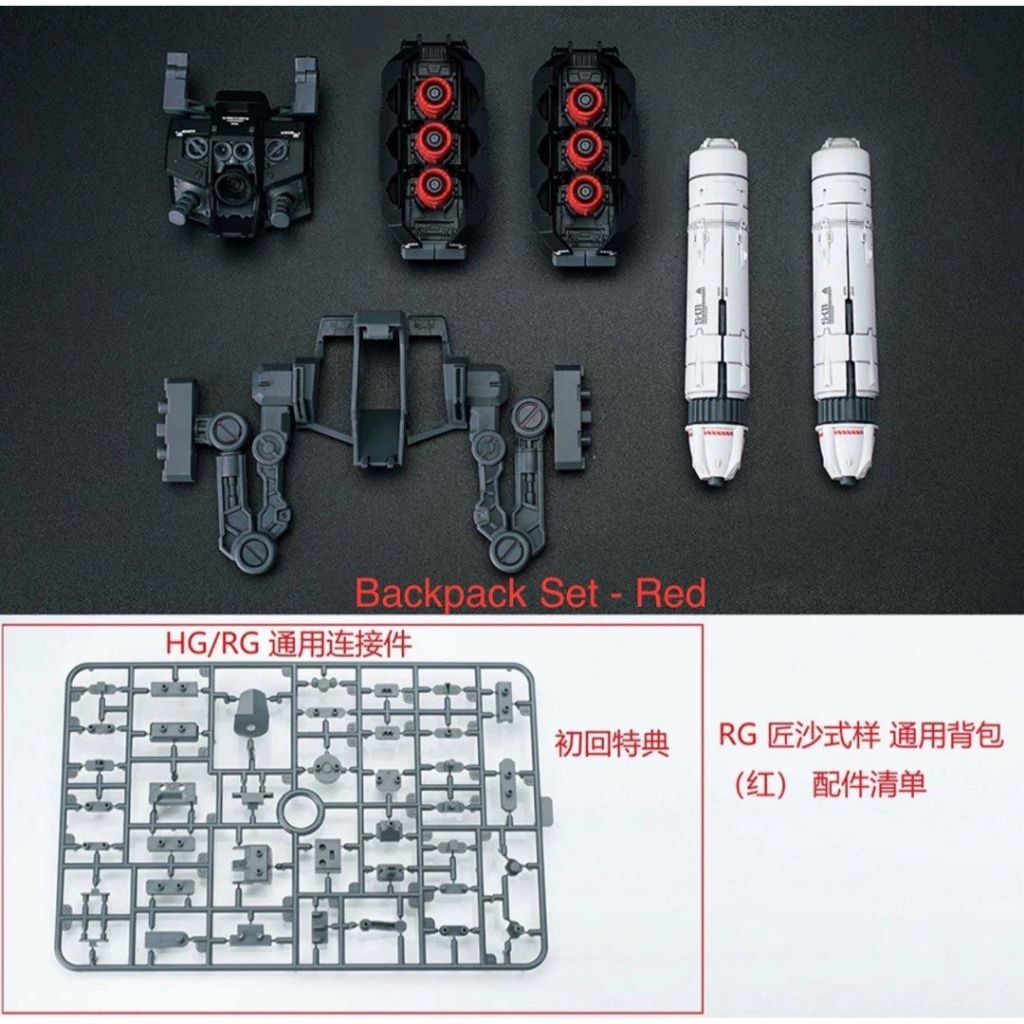 RG/HG Backpack Set (Metal Structure Style) for Sazabi Gundam 1/144 - by ...