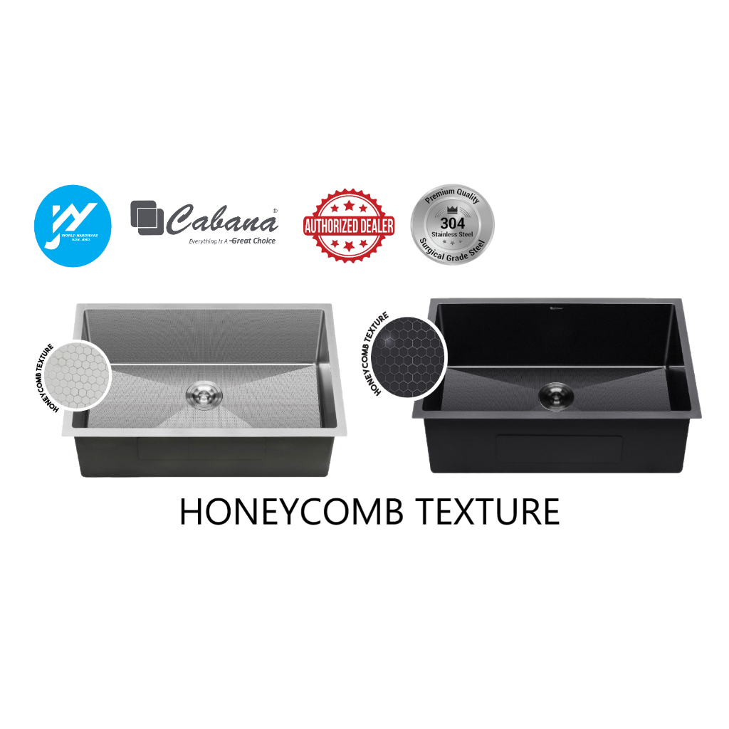 Authorize Dealer Cabana HoneyComb Texture 304 Stainless Steel Kitchen ...