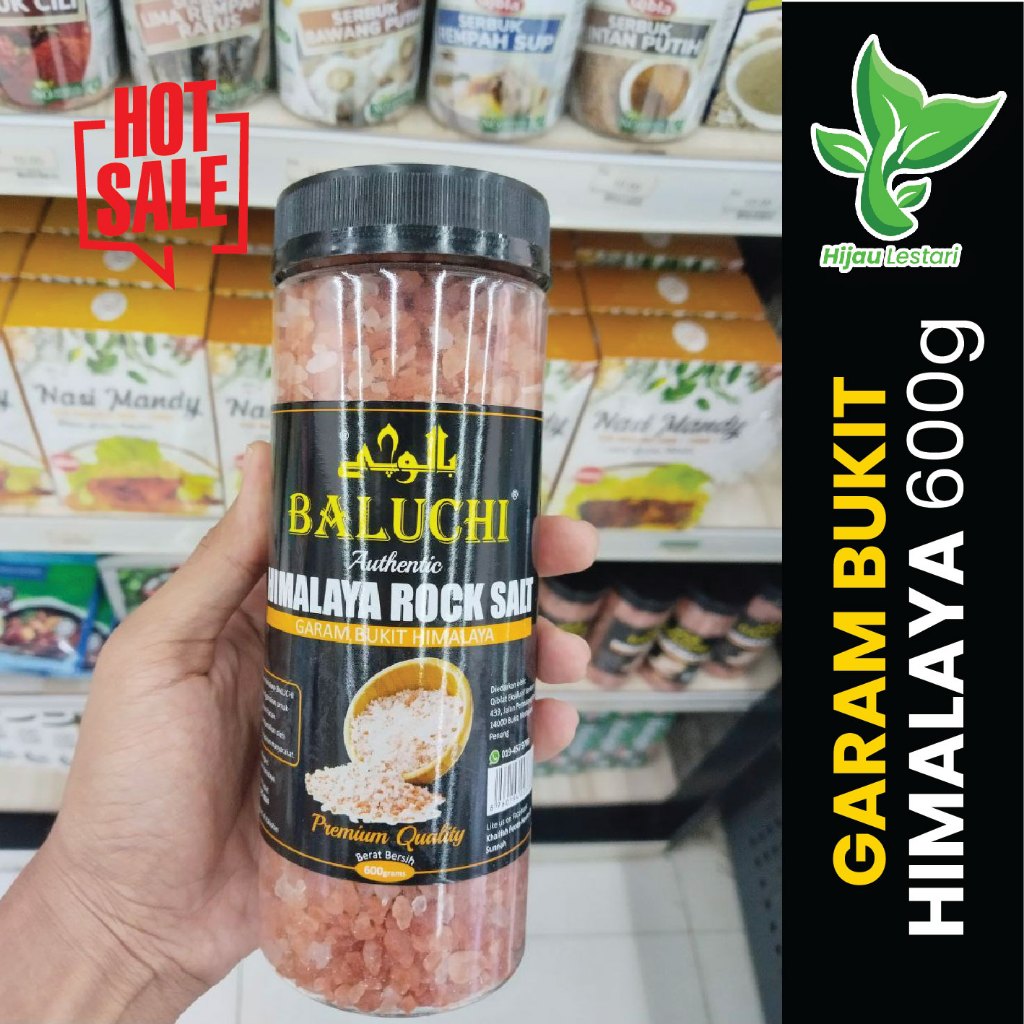Garam Bukit Himalaya Pink Rock Salt Garam Kasar (600g) | Shopee Malaysia
