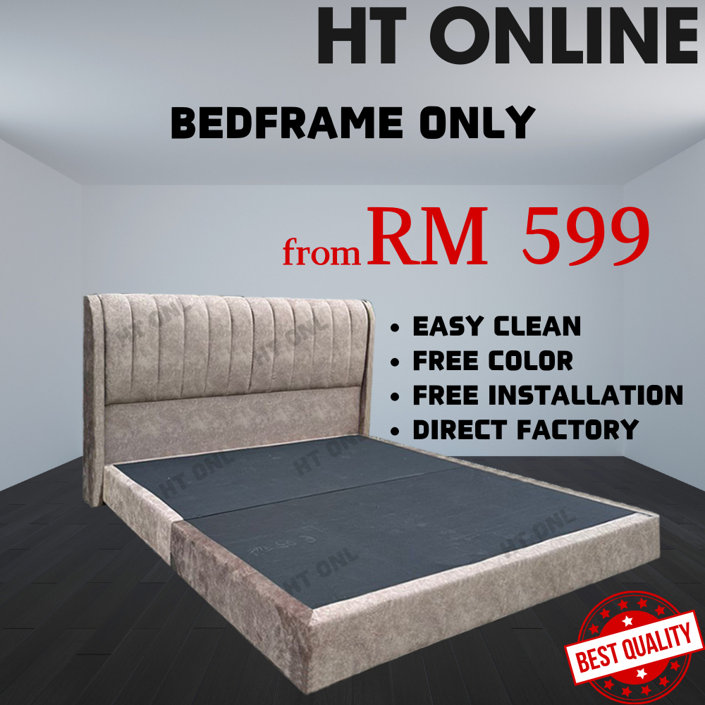 [HT ONLINE] Divan Bed Katil Easy Clean Bed Turkish Luxury Home Queen ...