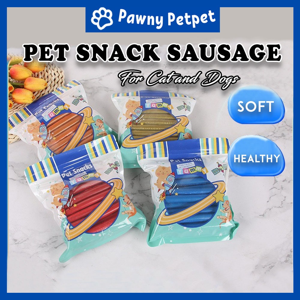 Pawny 30pcs Pet Snack Sausage Cat Dog Training Dog Snacks Healthy ...
