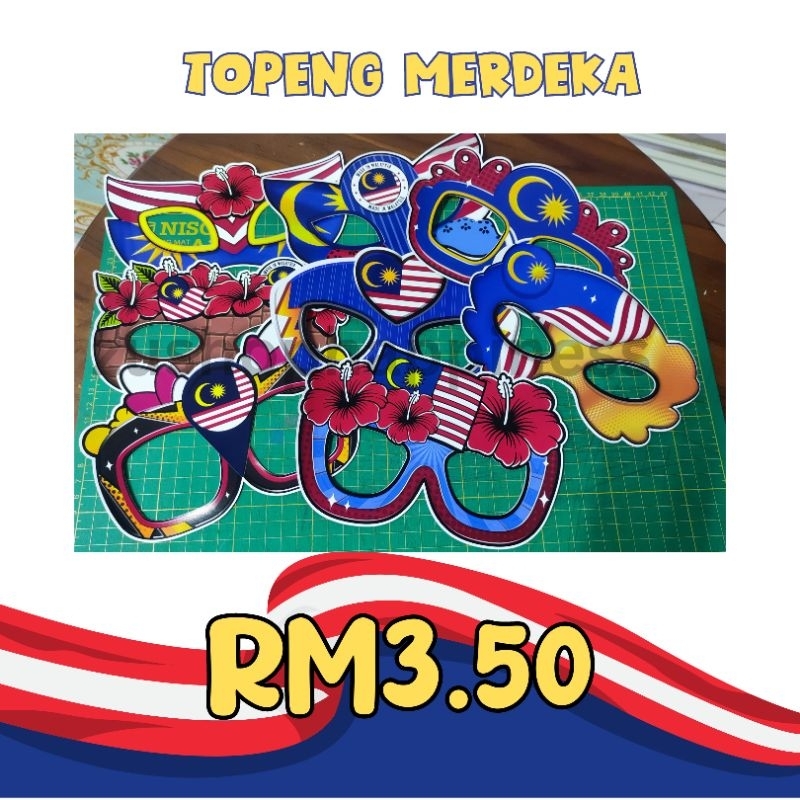 topeng merdeka 2024 free size Not for Sabah and Sarawak | Shopee Malaysia