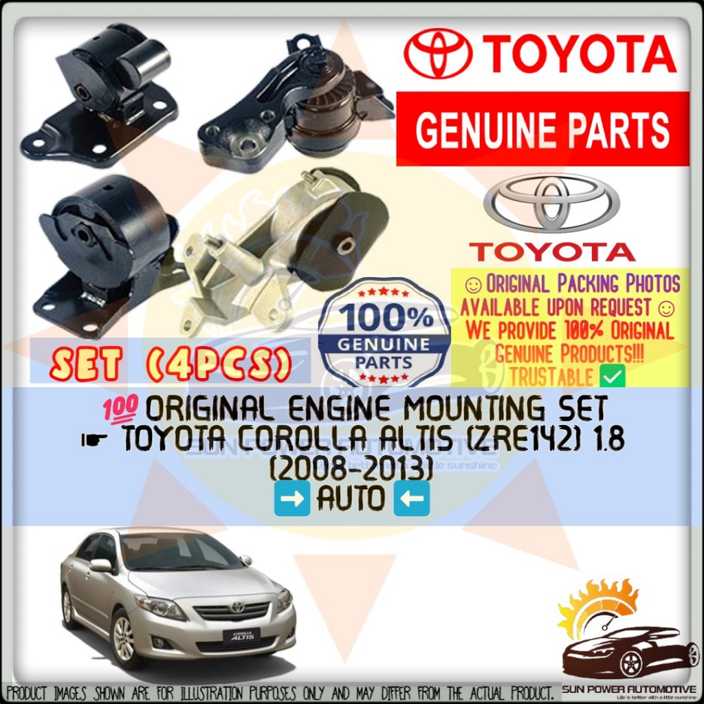 Toyota Corolla Altis ZRE142 1.8 ( AUTO ) 100% ORIGINAL TOYOTA GENUINE ...