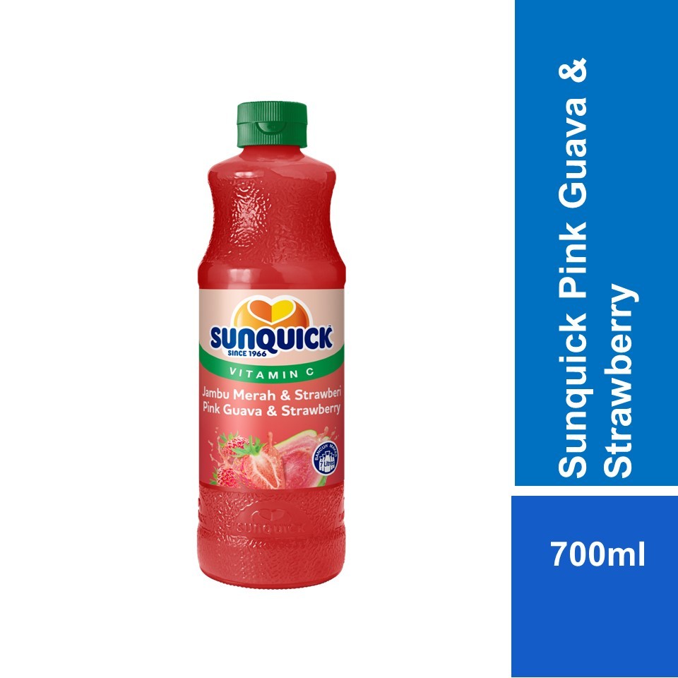 Sunquick Pink Guava & Strawberry Jumbo (700ml) | Shopee Malaysia
