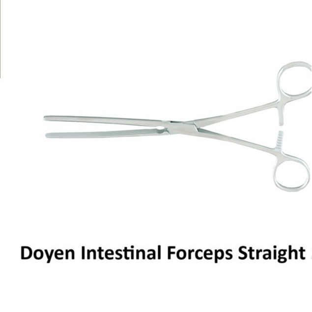 DOYEN INTESTINAL FORCEPS STRAIGHT 270CM STAINLESS STEEL | Shopee Malaysia