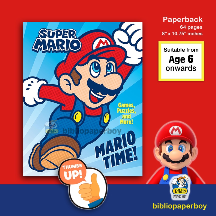 Official Super Mario : Mario Time!: An Official Mario Activity Book ...